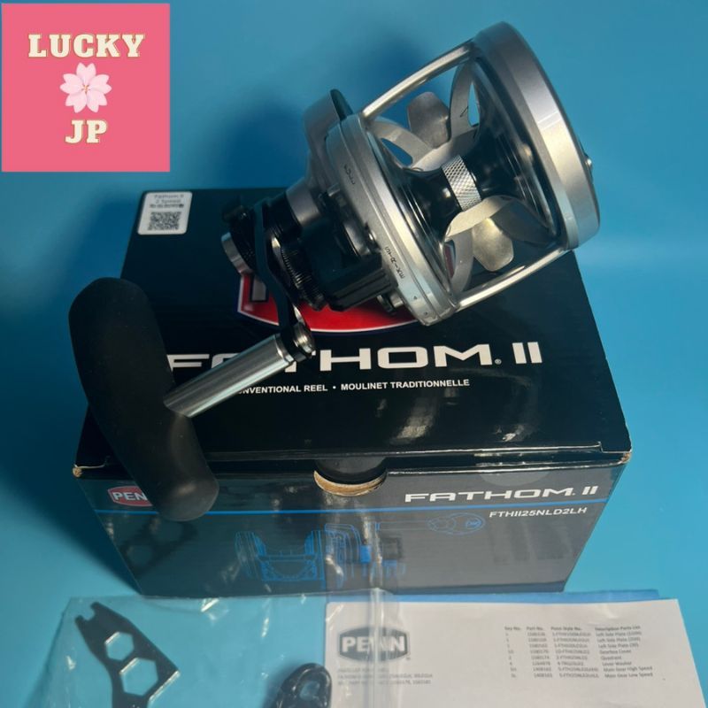 PENN FATHOM II 2 speed FTHII10XNLD2 Fathom 2 2speed Offshore Reel ...