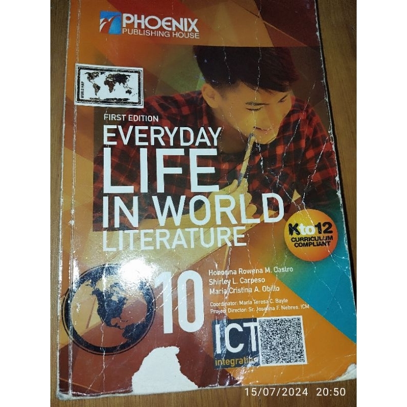 Everyday life in world literature book (G10) 2nd hand | Shopee Philippines