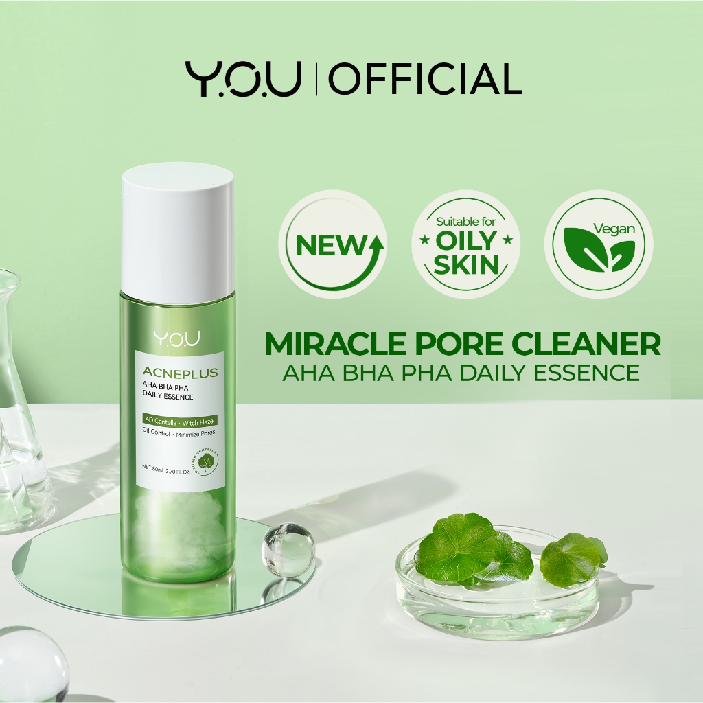 Y.O.U AcnePlus AHA BHA PHA Daily Essence | Minimize Pores | Hydrates ...