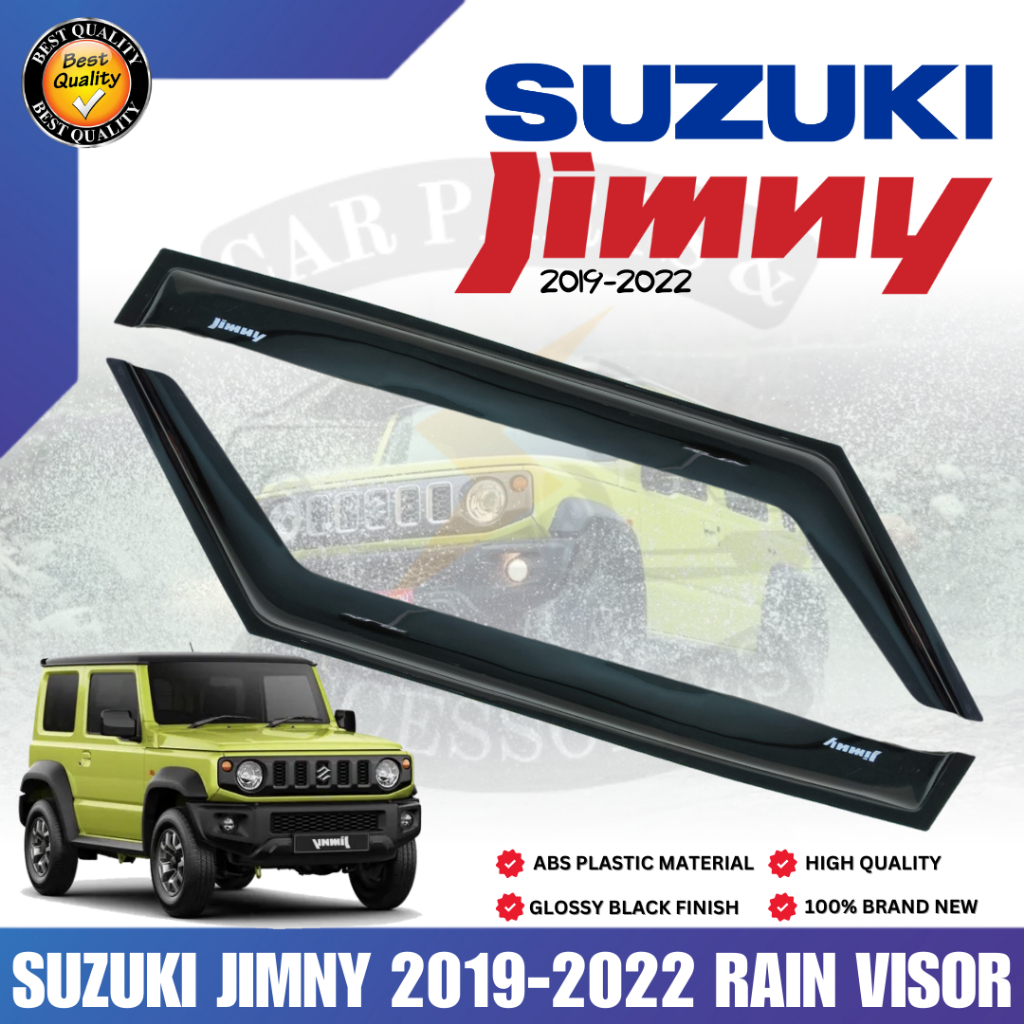 CPA RAIN VISOR For SUZUKI JIMNY 2019 2020 2021 2022 THICKNESS 1.8mm ...