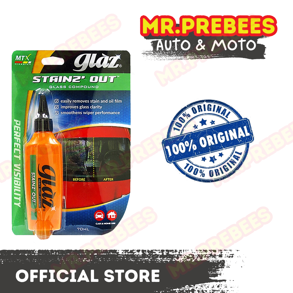 GLAZ Stainz Out (Glass Compound) 70ml | Shopee Philippines