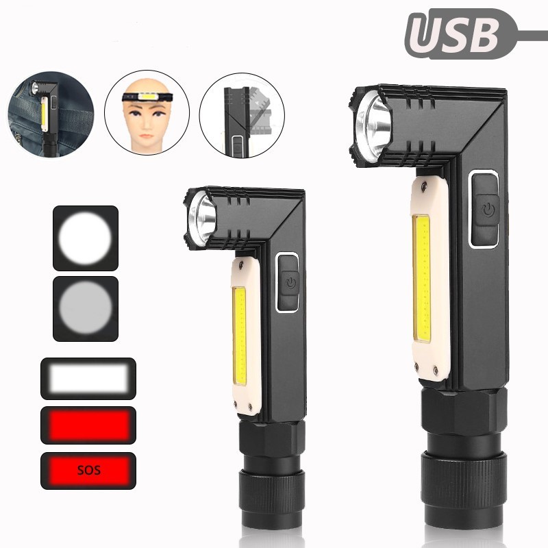 1000Lm Led Working Light Ultra Bright Life Waterproof Cob Usb ...