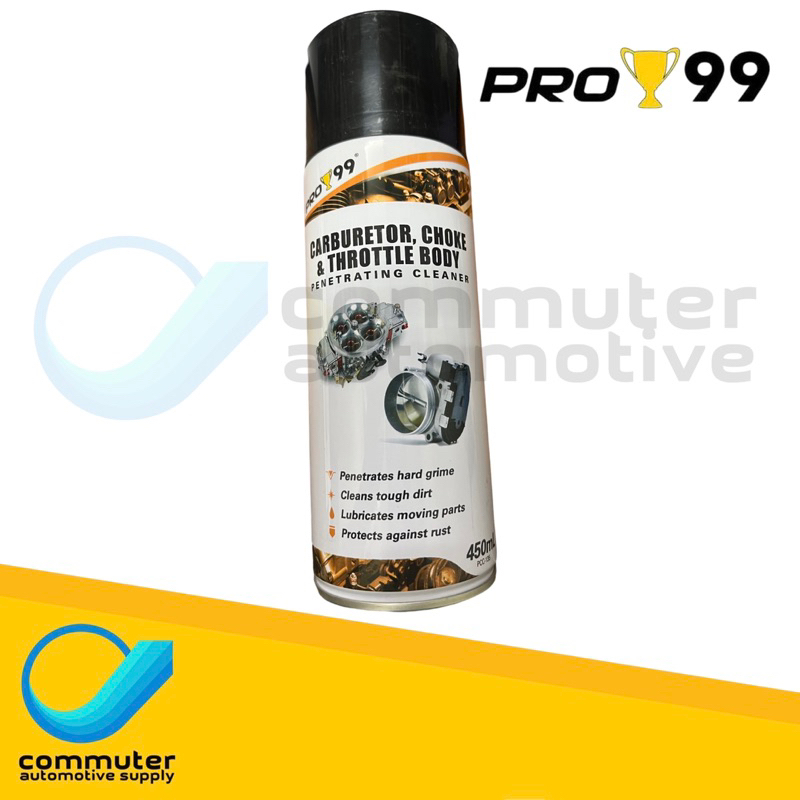 Carburetor, Choke & Throttle Body Penetrating Cleaner - Pro99 Brand ...