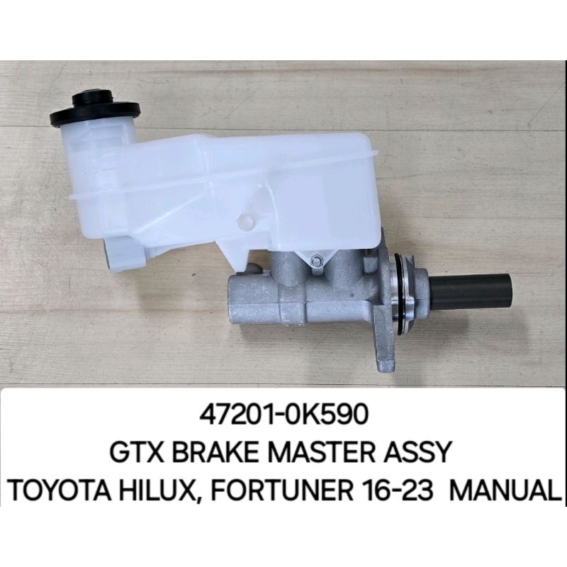 Brake Master Assembly Toyota Hilux, Fortuner (2016-2023) MANUAL ...