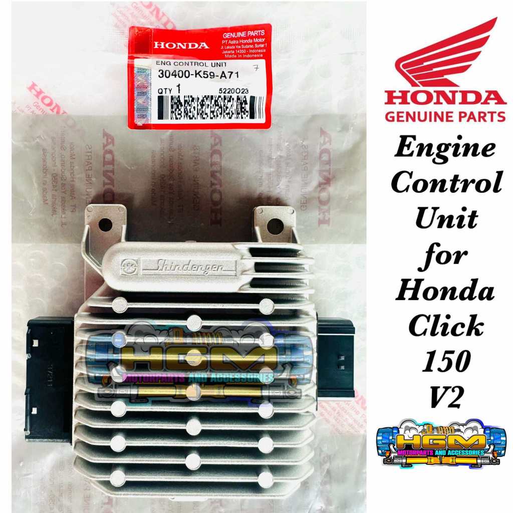 ENGINE CONTROL UNIT FOR CLICK 150 V2 | HONDA GENUINE PARTS | 30400-K59 ...