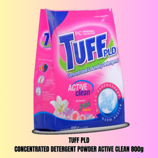 TUFF PLD Active Clean Concentrated Powder Laundry Detergent 800g ...