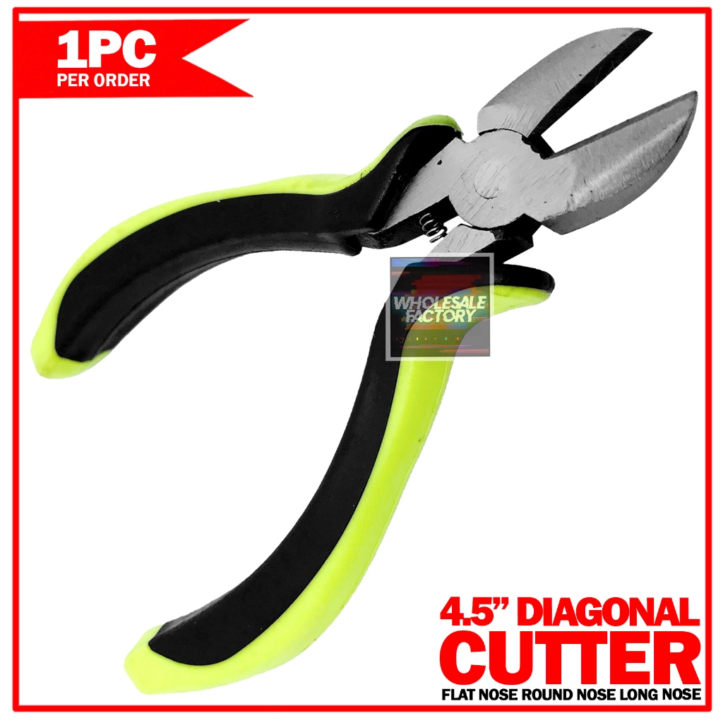 4.5" Diagonal Cutter Ordinary Pliers Heavy Duty | Shopee Philippines