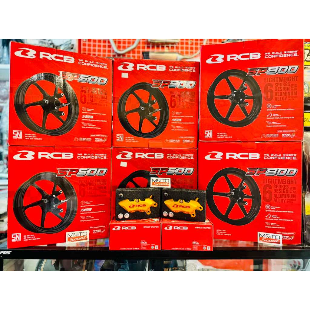 RACING BOY SP500 Mags, WITH BREARING 3.00 Front x 3.50 Rear 13" Yamaha ...