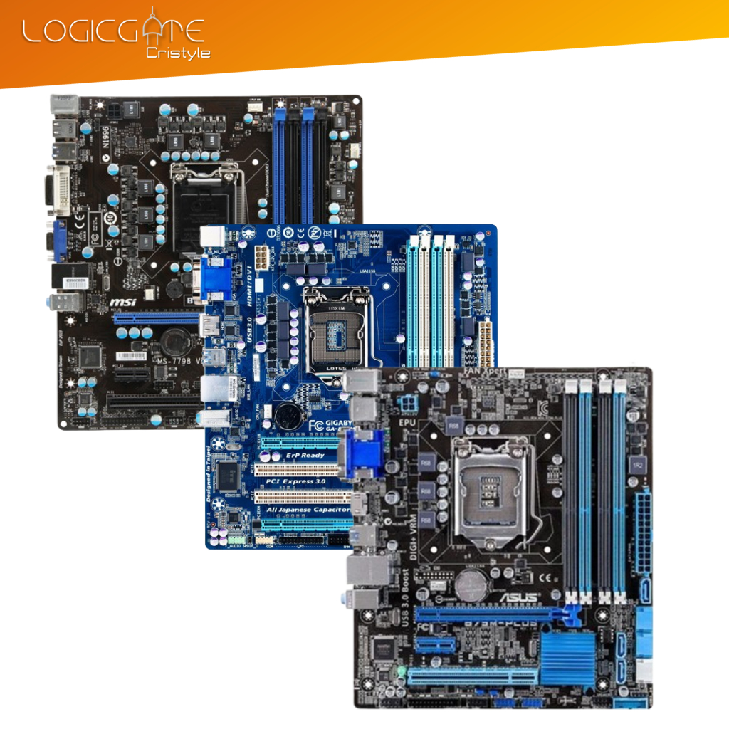 Motherboard 1155 B75 Chipset Intel 2nd & 3rd Gen Support Gaming Series ...