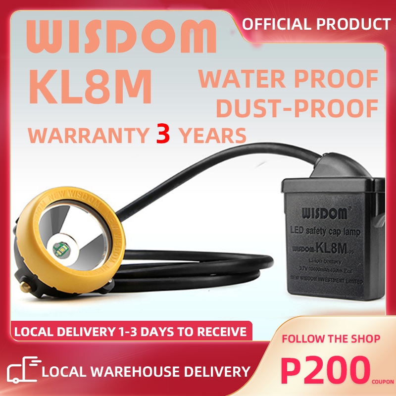genuine Wisdom KL8M LED explosion-proof miner's lamp rechargeable ...