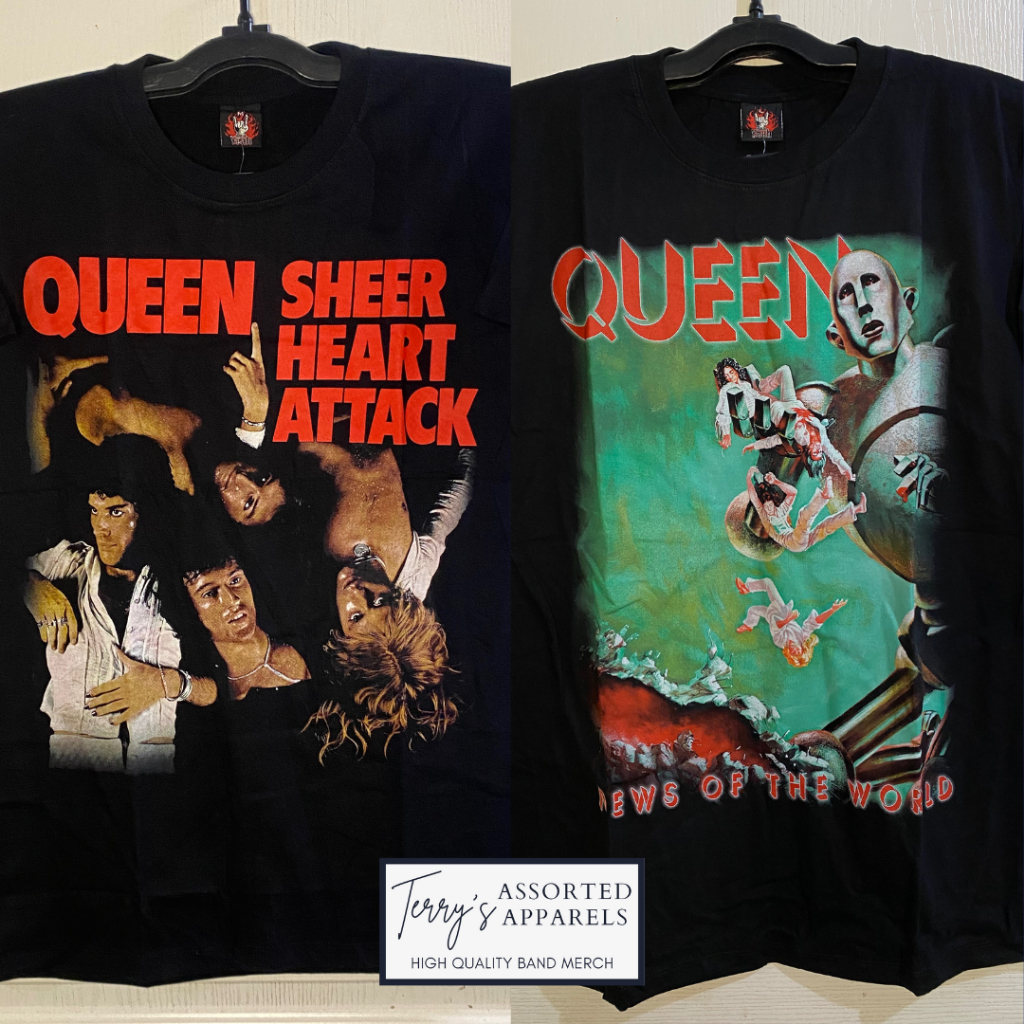QUEEN ROCK YEAH BAND SHIRT | Shopee Philippines