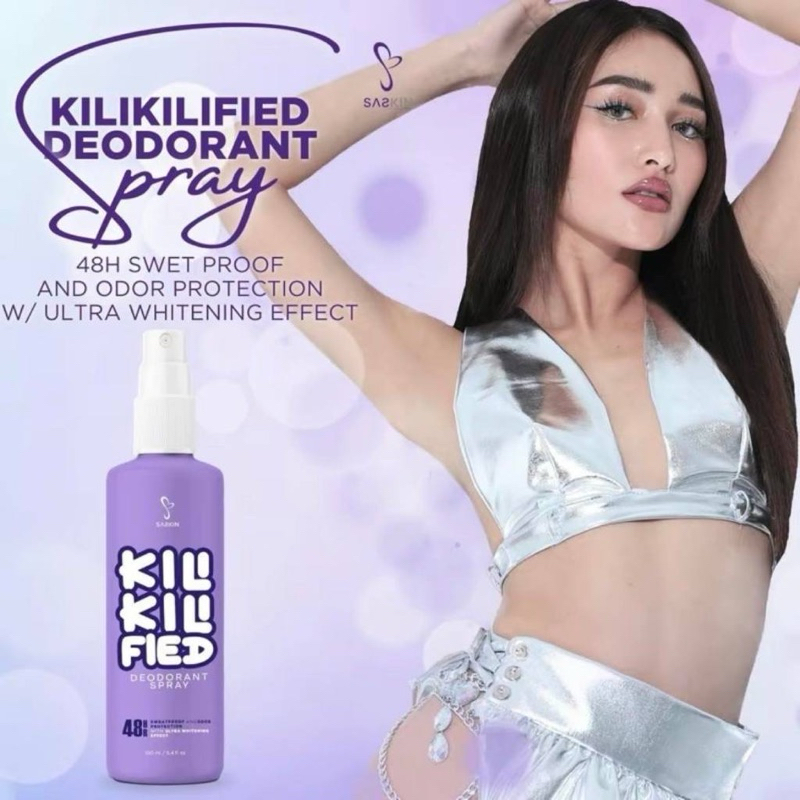 SASKIN Kili Kili Fied Deodorant Spray 60ML | Shopee Philippines