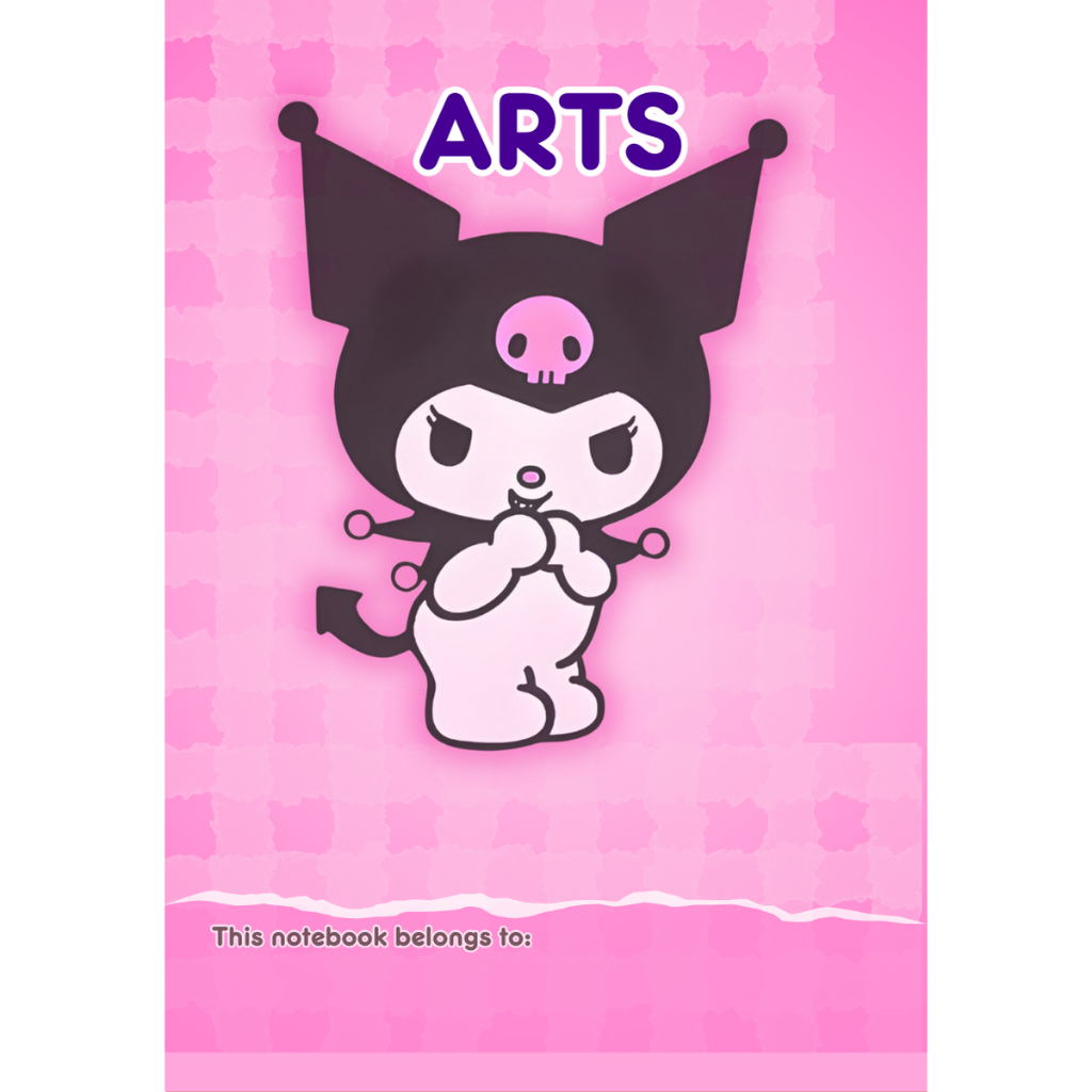 CUSTOMIZED KUROMI NOTEBOOKS WRITING COMPOSITION SPIRAL 60 LEAVES ...