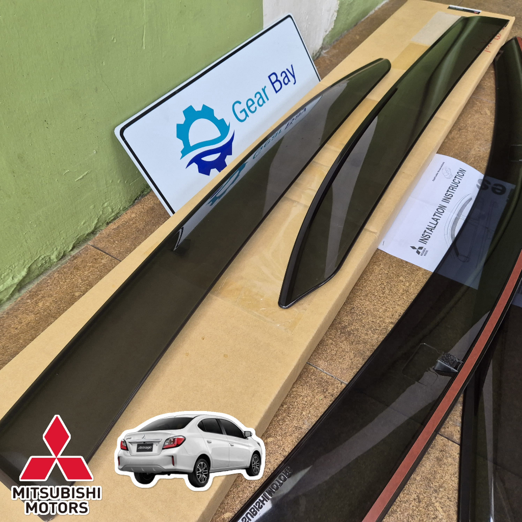 Mitsubishi Mirage G4 Rain Visor Genuine | Shopee Philippines