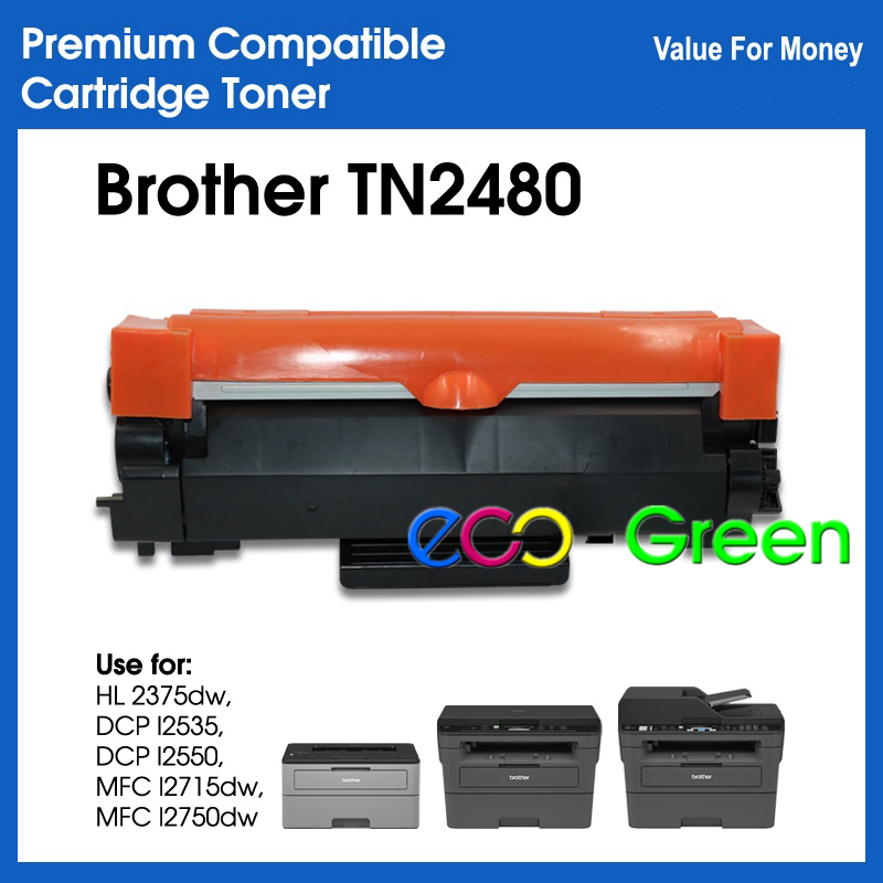 DR2455 Drum unit TN2480 Brother Toner Compatible for Printer DCP ...
