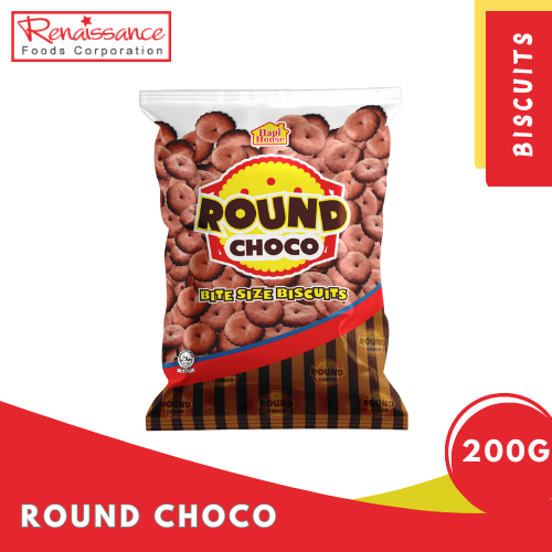 Round Choco bite size biscuit 200g | Shopee Philippines