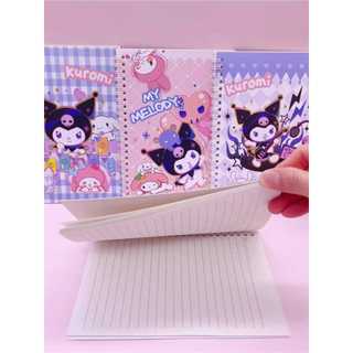 5PCS Kuromi Notebook Handbook Book A5 Cartoon Notebook Student Diary ...
