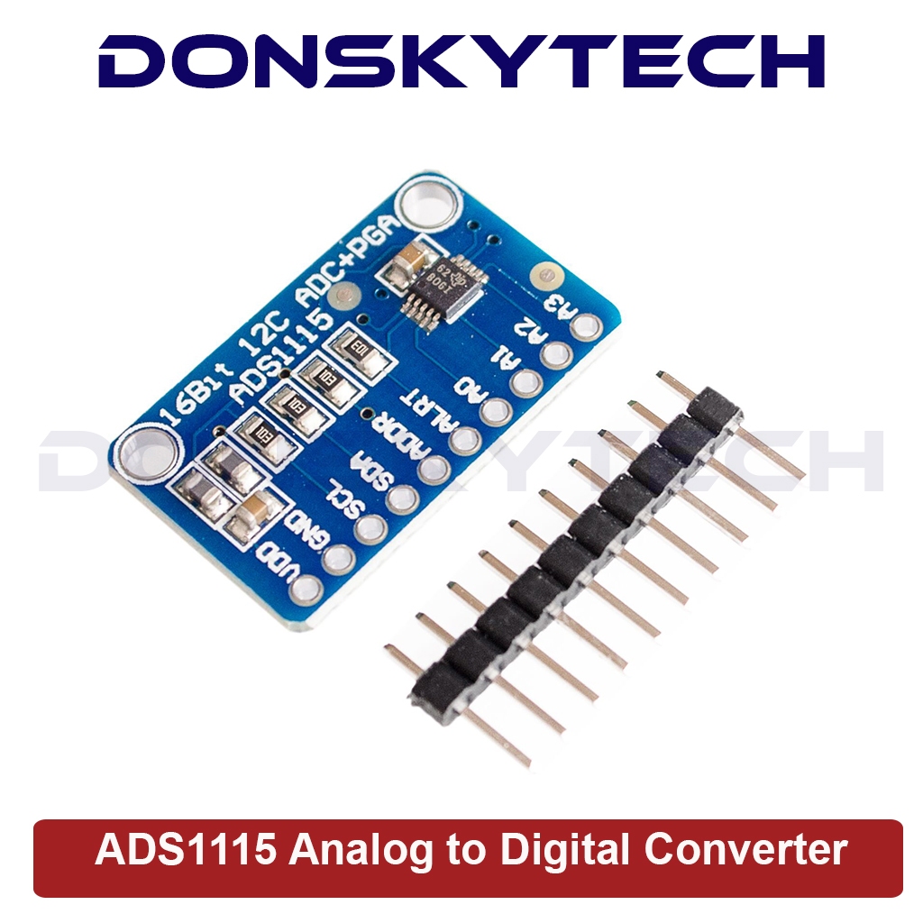 ADS1115 Analog to Digital Converter ADC 16-bit 4-Channel | Shopee ...