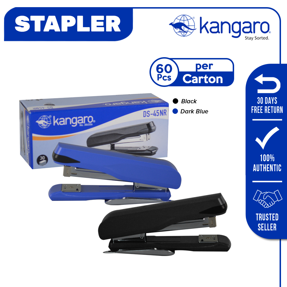 Kangaro 60 pcs Stapler #35 With Remover (DS-45NR) | Shopee Philippines