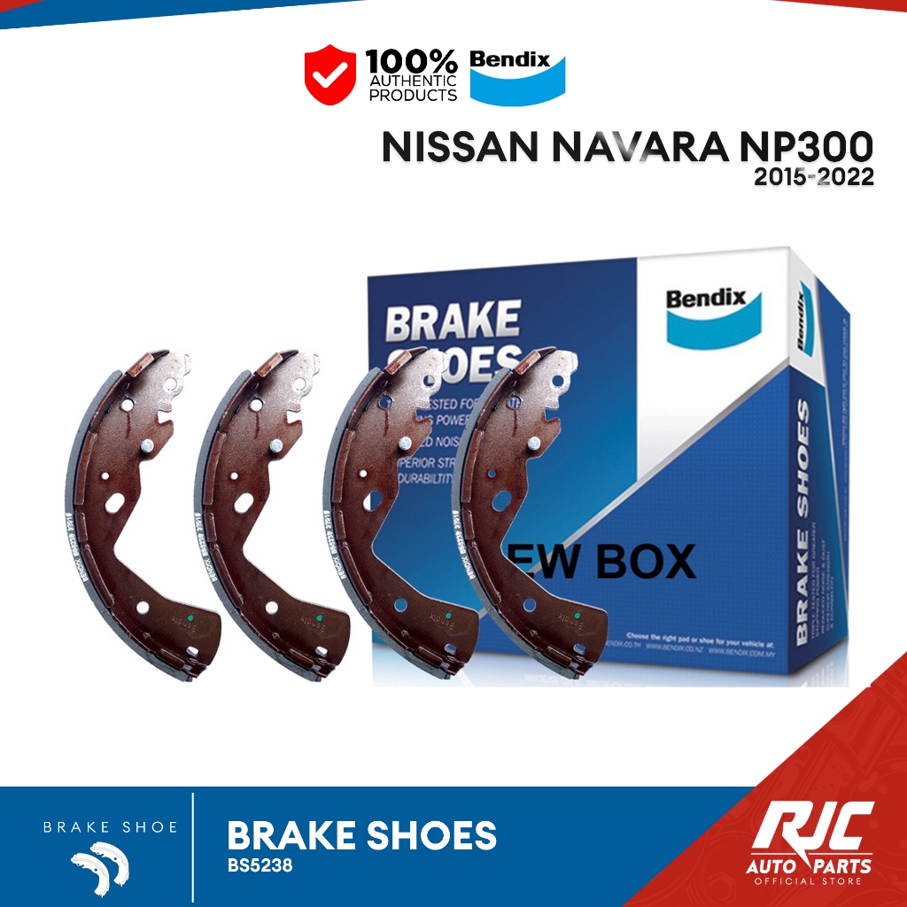 BENDIX BRAKE SHOE NISSAN NAVARA NP300 2015-2022 BS5238 1set | Shopee ...