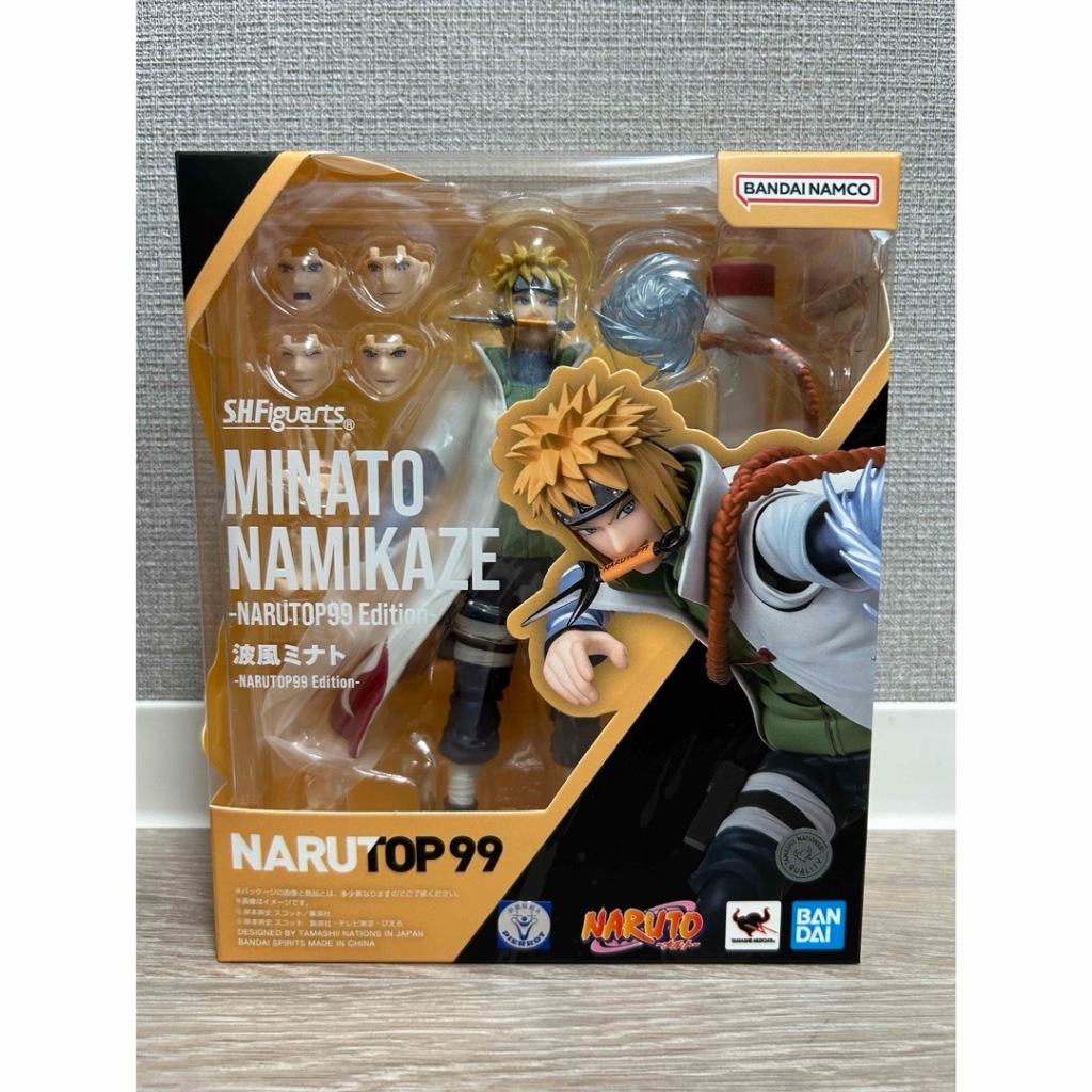 S.H.Figuarts NARUTO Minato Namikaze -NARUTOP99 Edition- movable figure ...
