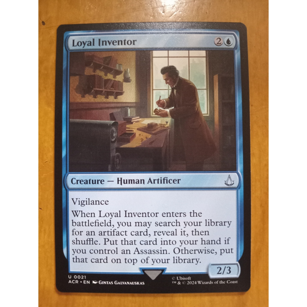 Mtg Loyal Inventor Uncommon Acr Universes Beyond Assassins Creed