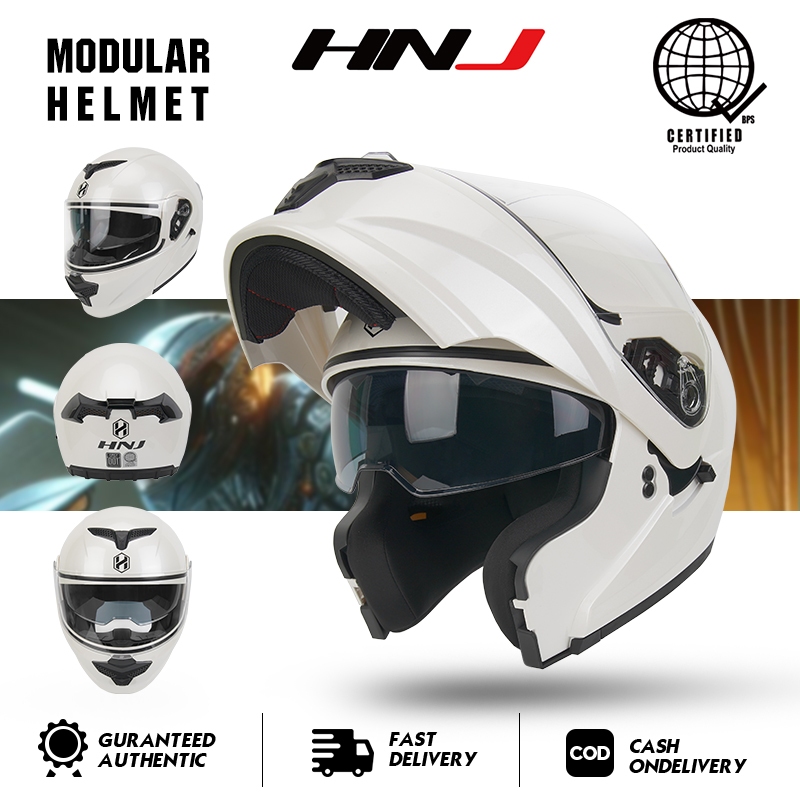 HNJ A119 helmet modular for women and men motorcycle open face helmet ...