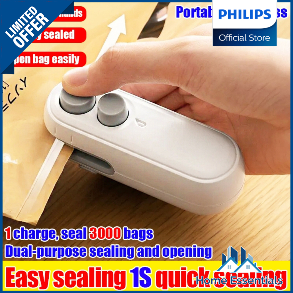 Mini Rechargeable Sealer Household Snack Plastic Packaging Small Heat ...