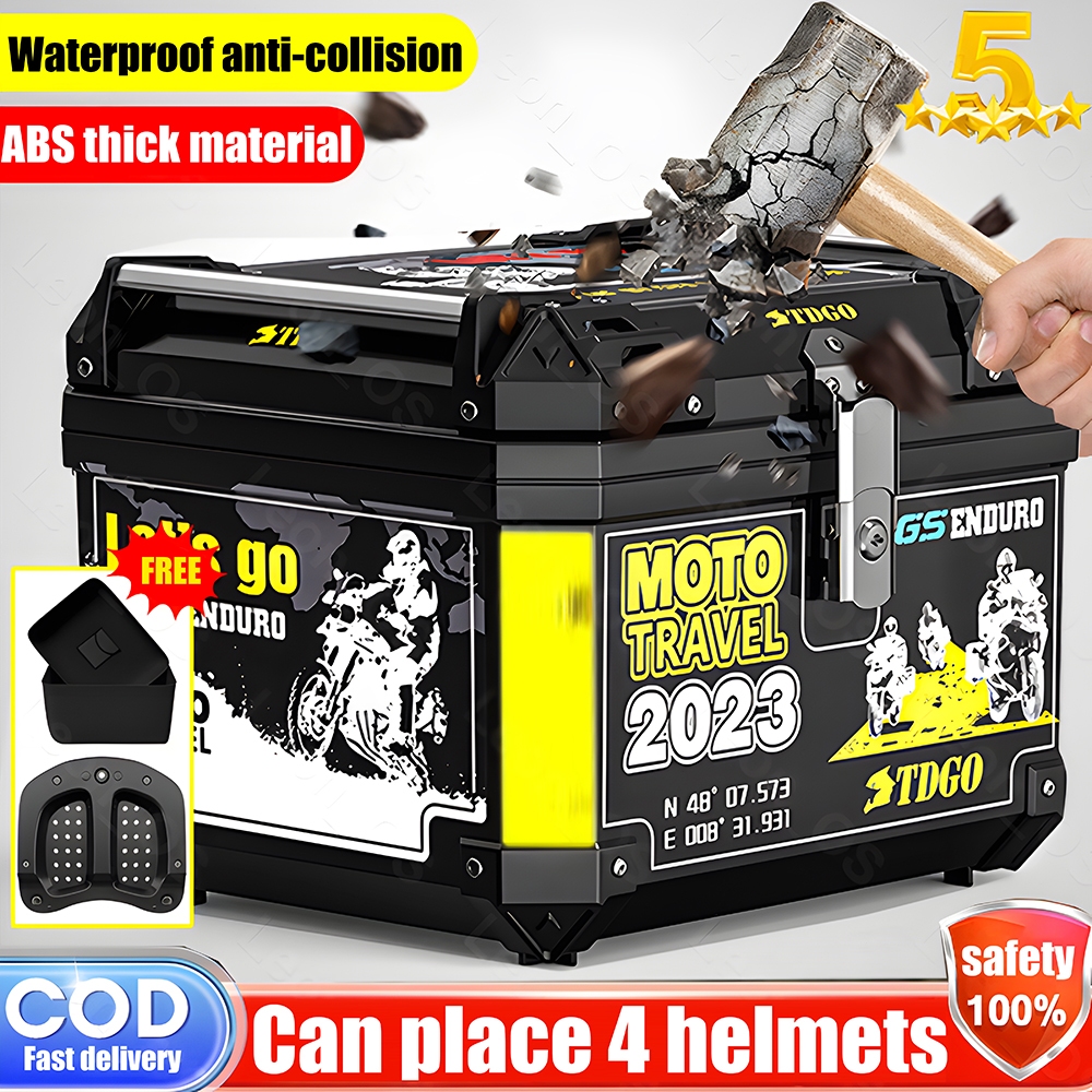 Top Box Motorcycle Box 45L Givi Box Motorcycle With Base Plate alloy ...