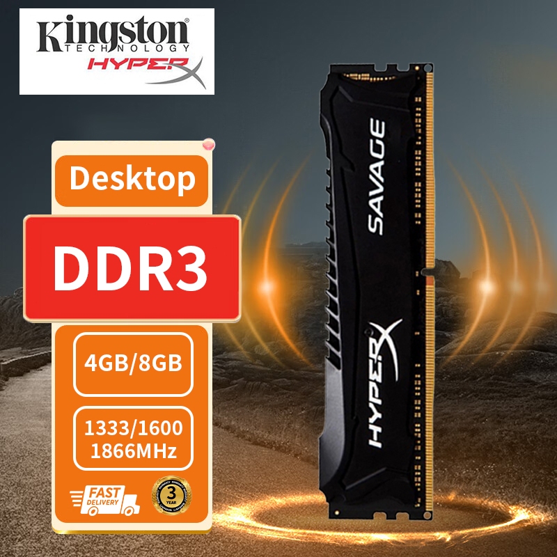 【Local】Kingston Hyperx DDR3 4GB 8GB Desktop RAM PC3 1333 1600 1866MHZ DIMM memory for PC ...