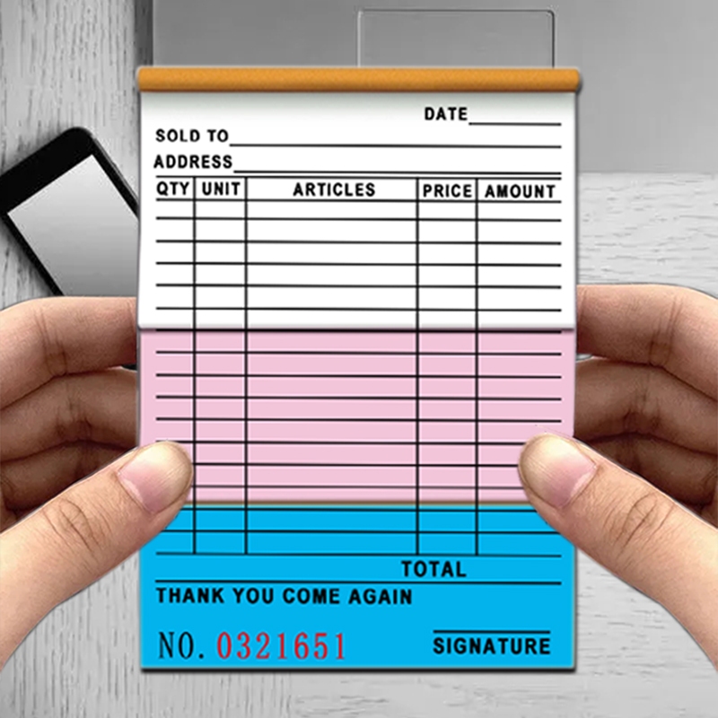 Receipt For Business Delivery Resibo Wholesale With Carbonized Receipt ...