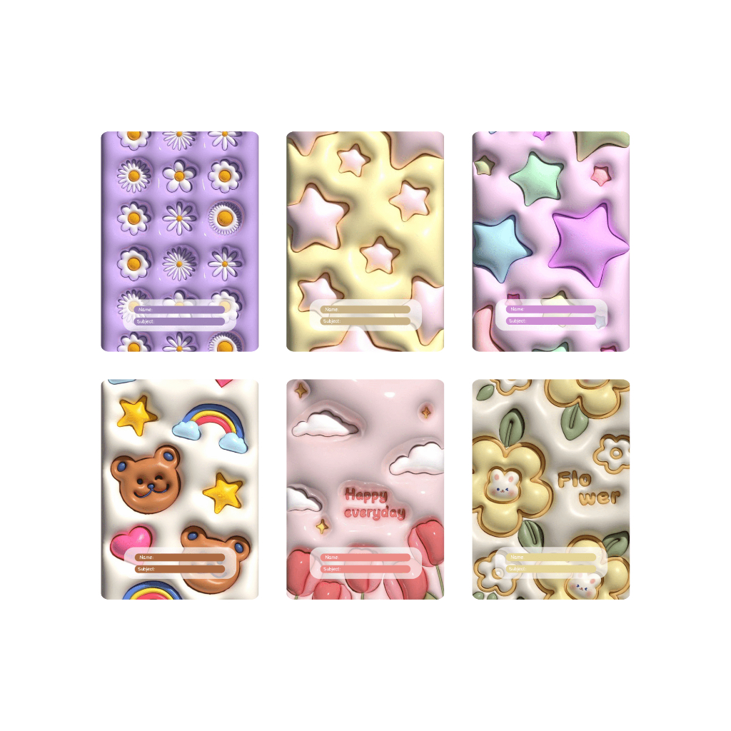 3D Design Writing and Composition Notebook for Grades 1-6 (Flat print ...