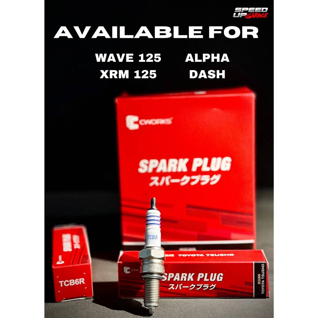 TCB6R CWORKS TOYOTA TSUSHO MOTORCYCLE SPARK PLUG | Shopee Philippines