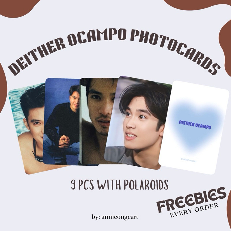 DIETHER OCAMPO PHOTOCARDSWITH FREEBIES | Shopee Philippines