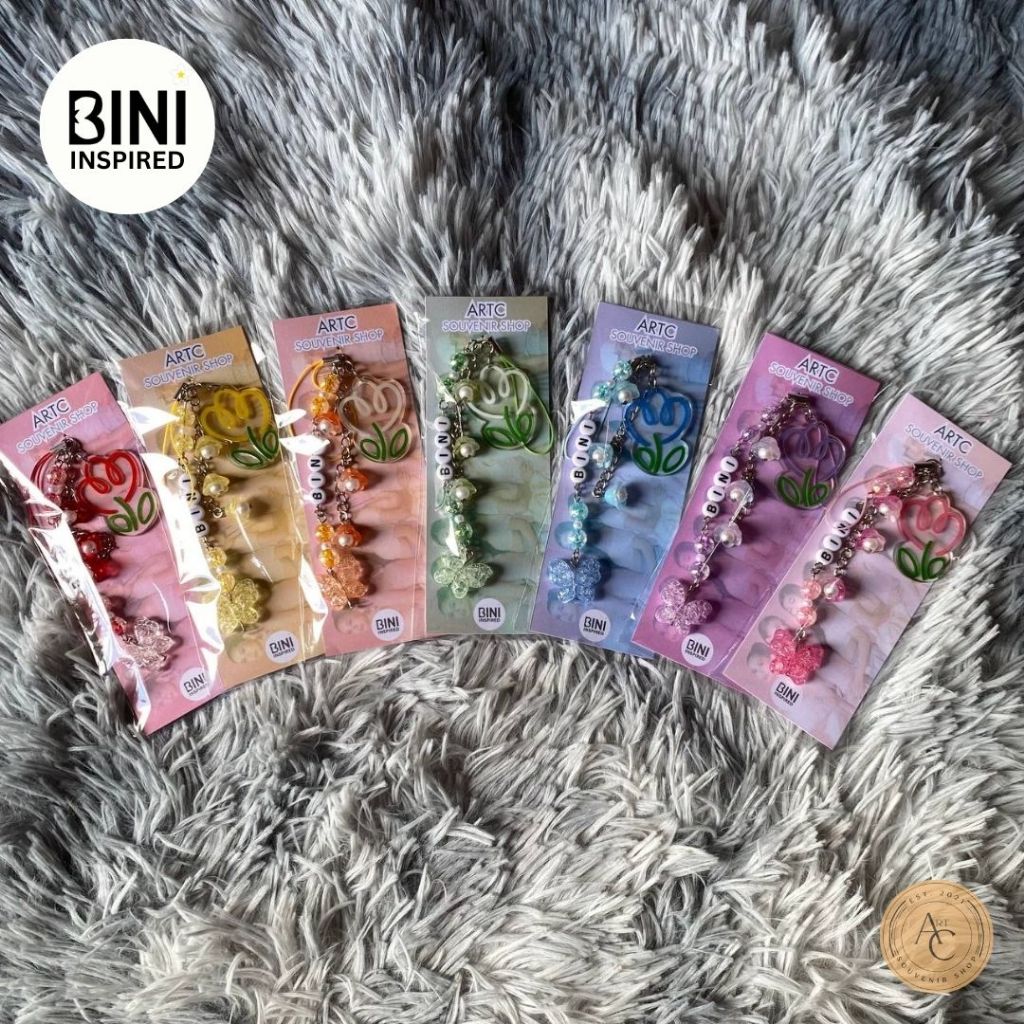[PHONECHARM] Bini Phone charm/Lanyard Strap w/Customizable Name in ...
