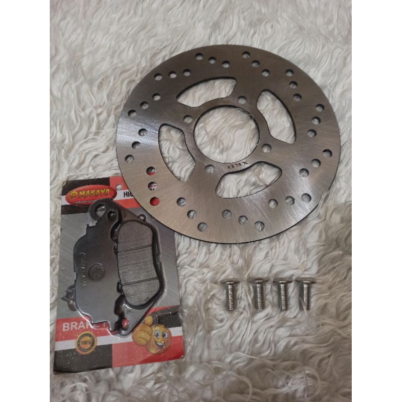 MIO SPORTY / SOULTY / MIO MX / MXI 125 DISC PLATE W BRAKE PAD AND BOLTS ...
