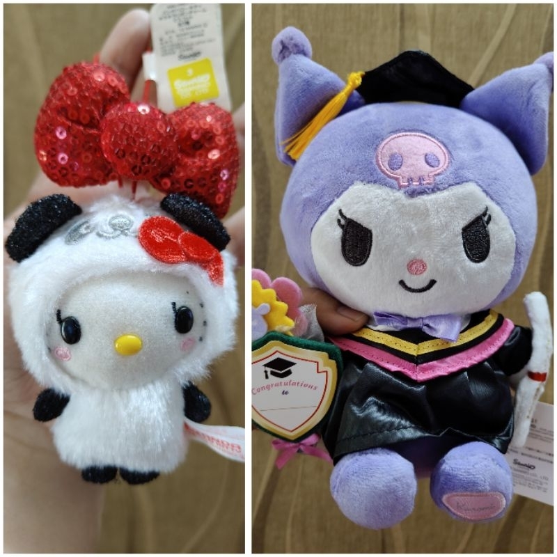 Sanrio Hello Kitty Panda Charm Kuromi Graduate Plush | Shopee Philippines