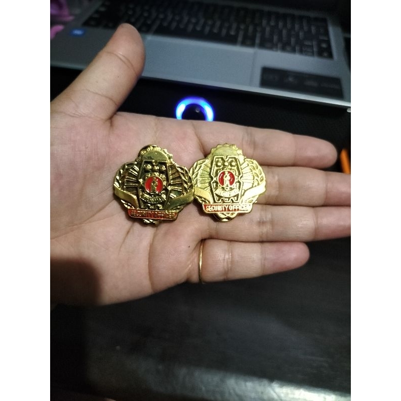 Security Officer Collar Pin (Makapal) | Shopee Philippines