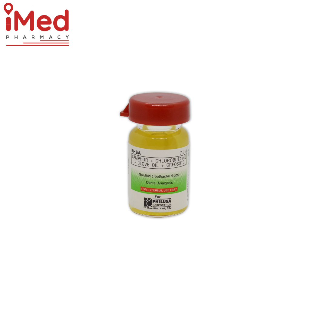 RHEA TOOTHACHE DROP 1/4 OZ 1's | Shopee Philippines