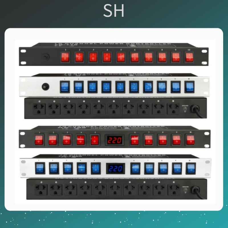 DBX YK 110/YK1000 Power Switch Controller YK110S/YK1000S - 10 Channel ...