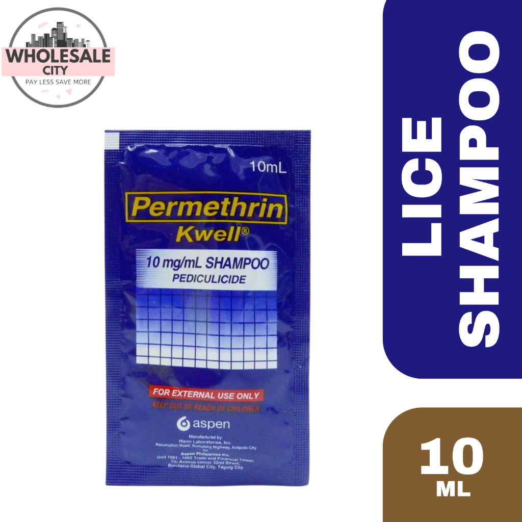 Kwell permethrin shampoo sachet 10ml 1 sachet | Shopee Philippines