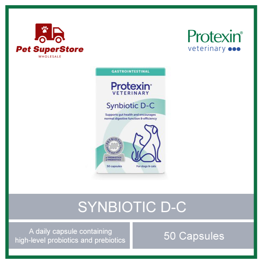 Protexin - Synbiotic D-C for Dogs and Cats (50 Capsules) | Shopee ...