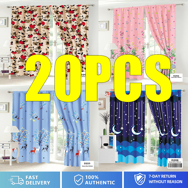 20Pcs New Design Kurtina Sa Bintana 190*85cm Curtain Sale For Window 3 ...