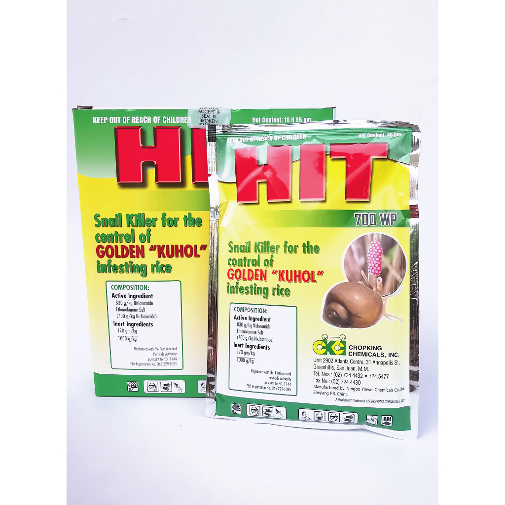 Hit 700WP Snail Killer Molluscicide 35grams (sold per pack) | Shopee ...