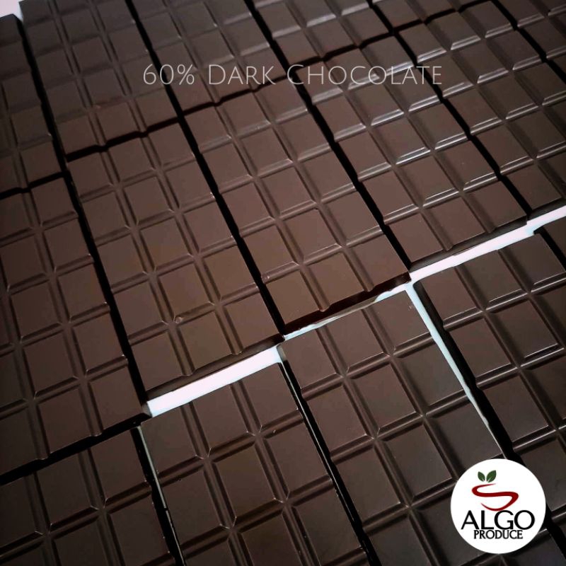 60% Dark Chocolate Bar Natural Algo Produce Davao City | Shopee Philippines