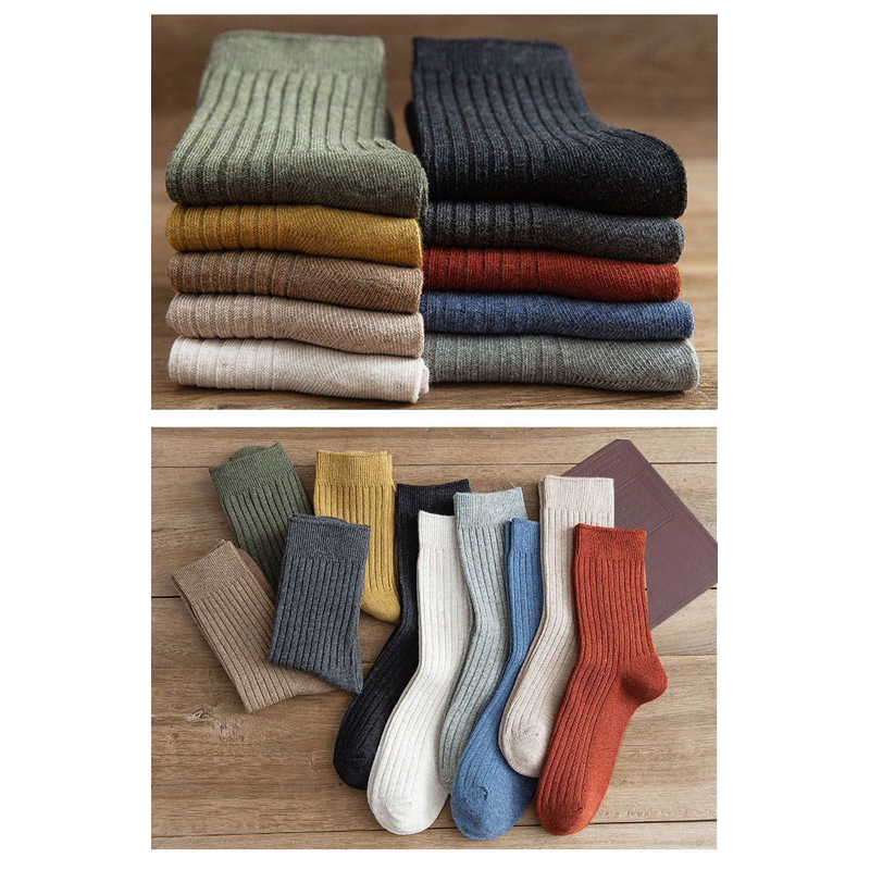 New Japanese Style Socks Unisex Mid.Socks Plain.Color Good Quality BY22 ...