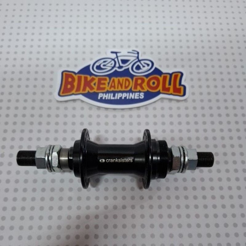 Rear hub only bmx cranksisters alloy thread type 14mm axle 36holes ...