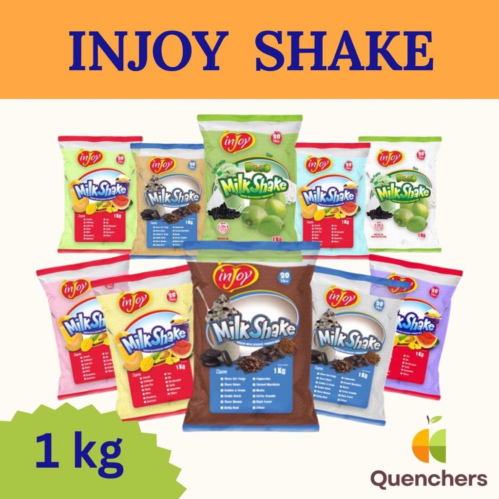 Injoy Milk Shake Powder 1kg | Shopee Philippines
