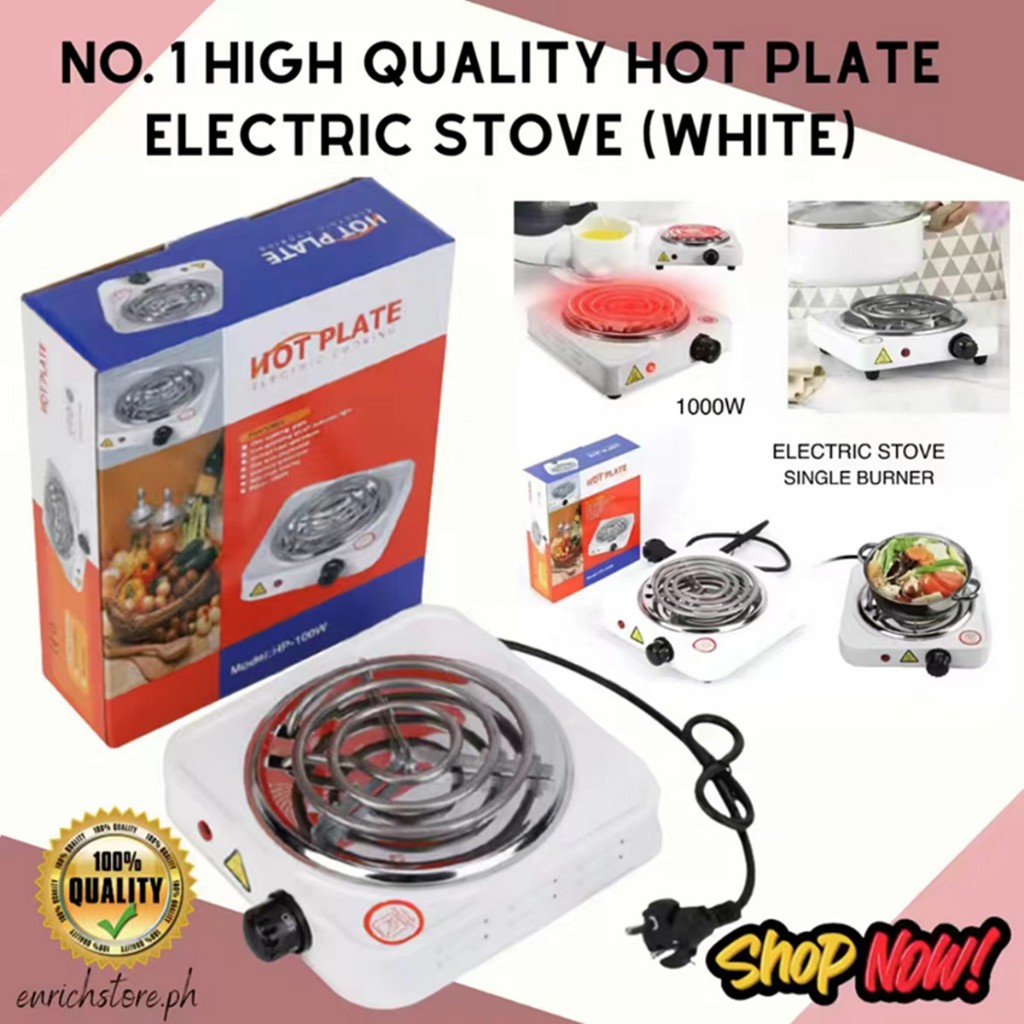 Portable Electric Stove Single Burner 1000W Hot Plate | Shopee Philippines