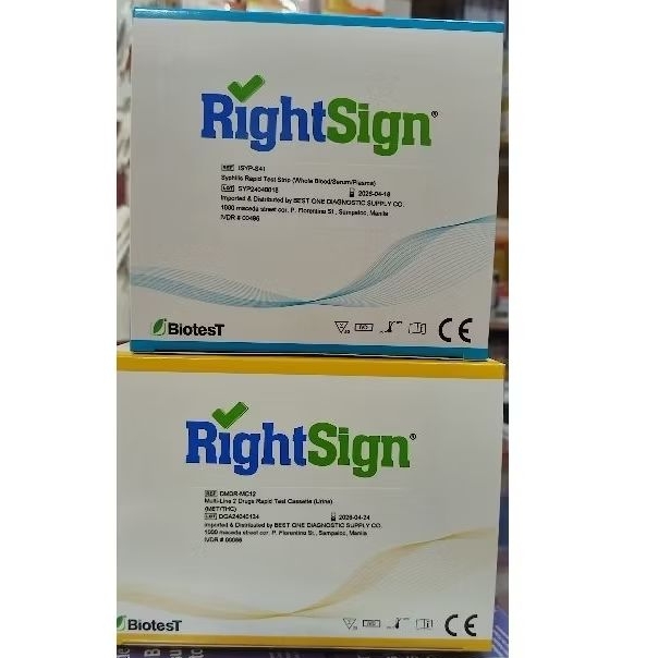 Syphilis Rapid test strips, Multi-line 2 Drug Rapid Test (urine) Right ...